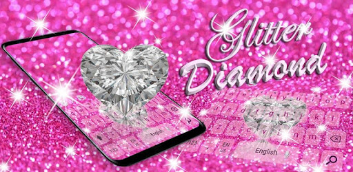Shiny Diamond Pink Glitter Keypad Theme for PC - How to Install on ...