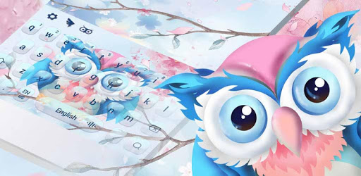 Cute owl animal keyboard APK Download For Free