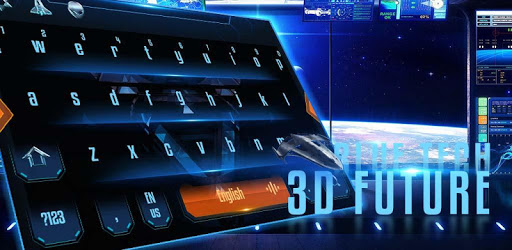Blue tech 3D future keyboard for PC - How to Install on Windows PC, Mac