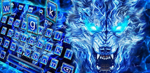 Blue Fire Grim Wolf Keyboard Theme for PC - How to Install on Windows ...