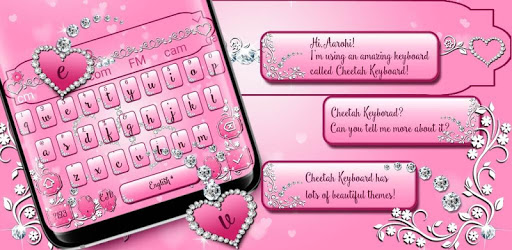 Pink Diamond Princess Keyboard Theme for PC - How to Install on Windows ...