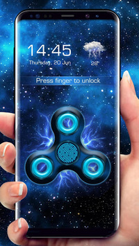 Fidget spinner fingerprint lock screen for prank APK Download For Free