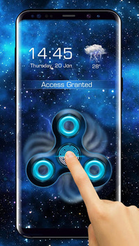 Fidget spinner fingerprint lock screen for prank APK Download For Free