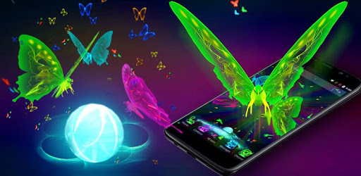 3D Neon Butterfly Theme for PC - How to Install on Windows PC, Mac