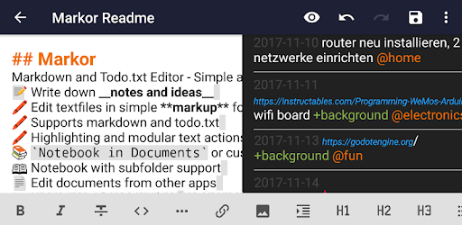 Markor: Markdown Editor - todo.txt - Notes Offline for PC - How to ...