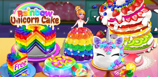 Rainbow Unicorn Cake Maker: Free Cooking Games for PC - How to Install ...