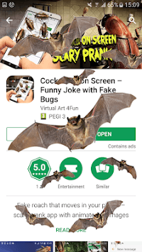 Bat Flying on Screen – Funny Prank App APK Download For Free
