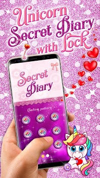 Unicorn Secret Diary with Lock 🦄 Personal Journal APK Download For Free