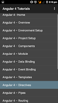 Angular 4 Tutorials APK Download For Free