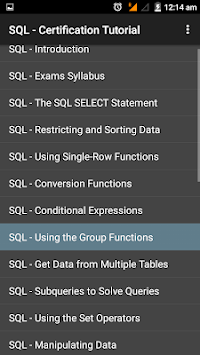 SQL - Certification Tutorial APK Download For Free