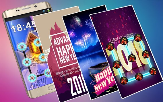 New Year Pattern Lock Screen With Picture Sccurity APK Download For Free