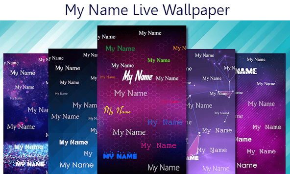 My name live wallpaper APK Download For Free