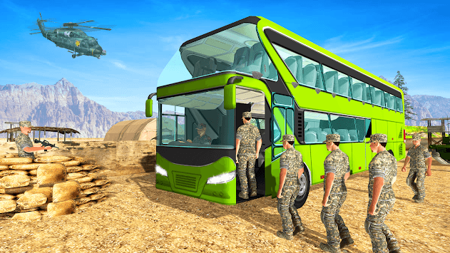 Army Bus Transport Soldier 2019 APK Download For Free
