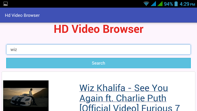 HD Video Browser APK Download For Free