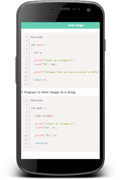 C Programming with Examples APK Download For Free