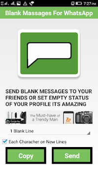 Blank text for whatsapp APK Download For Free