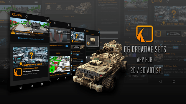 CG Creative Sets: 2D/3D Artist APK Download For Free