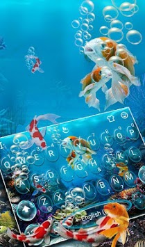 Koi Fish Aquarium Keyboard Theme APK Download For Free