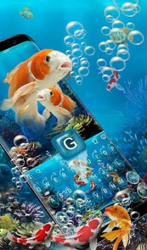 Koi Fish Aquarium Keyboard Theme APK Download For Free