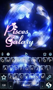 Pisces Galaxy Keyboard Theme APK Download For Free