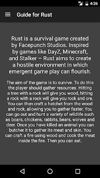 Guide for Rust APK Download For Free