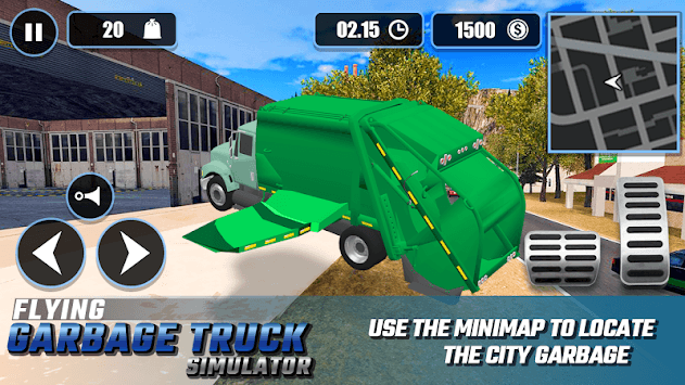 Flying Garbage Truck Simulator APK Download For Free