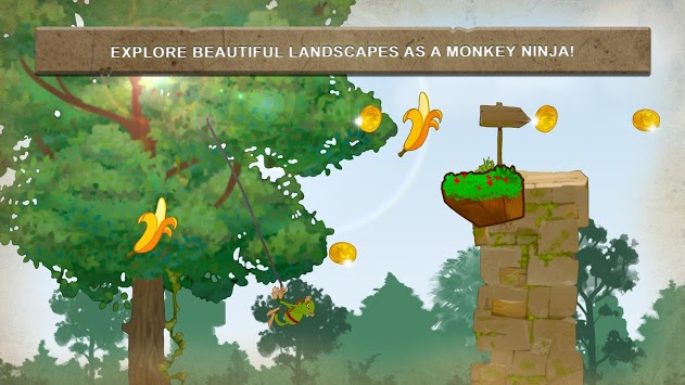 Monkey Hanger: Rope Swing & Fly for Bananas 🍌 APK Download For Free