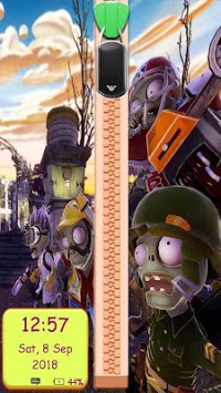 Plant Versus Zombi Zipper Lockscreen APK Download For Free