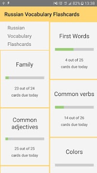 Russian Vocabulary Flashcards APK Download For Free