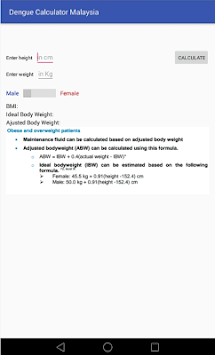 ABW IBW Calculator Dengue MDC APK Download For Free