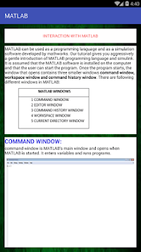 MATLAB TUTORIAL APK Download For Free