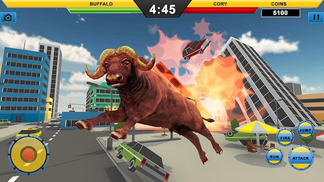 Angry Bull Simulator City Attack : Bull Rampage APK Download For Free