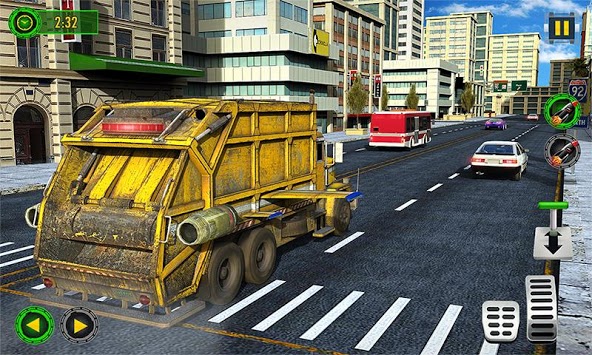 Flying Garbage Truck, Dump Truck Driving Simulator APK Download For Free