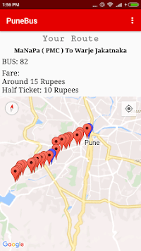 PuneBus: Pune local bus schedule, fare and maps APK Download For Free