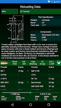 Sierra Bullets Reloading Manual V6.0 APK Download For Free