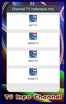 Channel TV Indonesia Info APK Download For Free