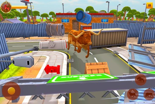 Angry Bull City Rampage: Bull Games APK Download For Free