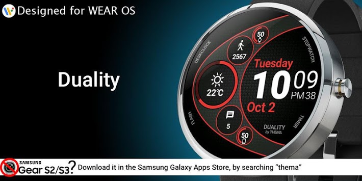 Duality Watch Face & Clock Widget APK Download For Free