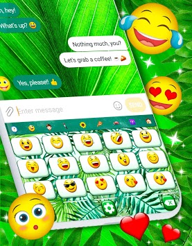Green Leaves Best Keyboard APK Download For Free