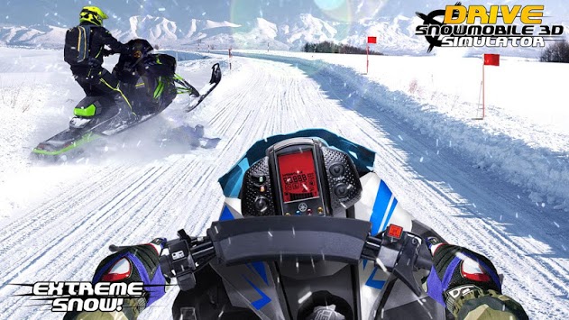 Drive Snowmobile 3D Simulator APK Download For Free