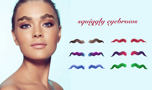 Squiggly Eyebrows Makeup APK Download For Free