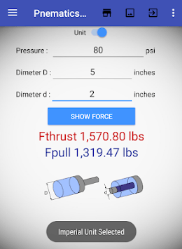 Pneumatic Cylinder Calculator APK Download For Free