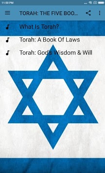 TORAH: THE FIVE BOOKS OF MOSES AUDIO APK Download For Free