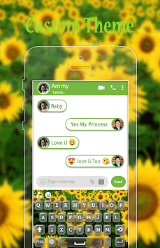 Sunflower Keyboard Theme APK Download For Free