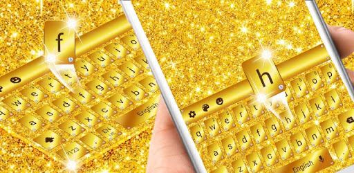 Gold Glitter Keyboard Theme for PC - How to Install on Windows PC, Mac