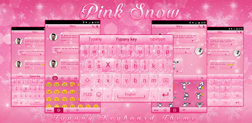 Pink Snow Theme&Emoji Keyboard for PC - How to Install on Windows PC, Mac